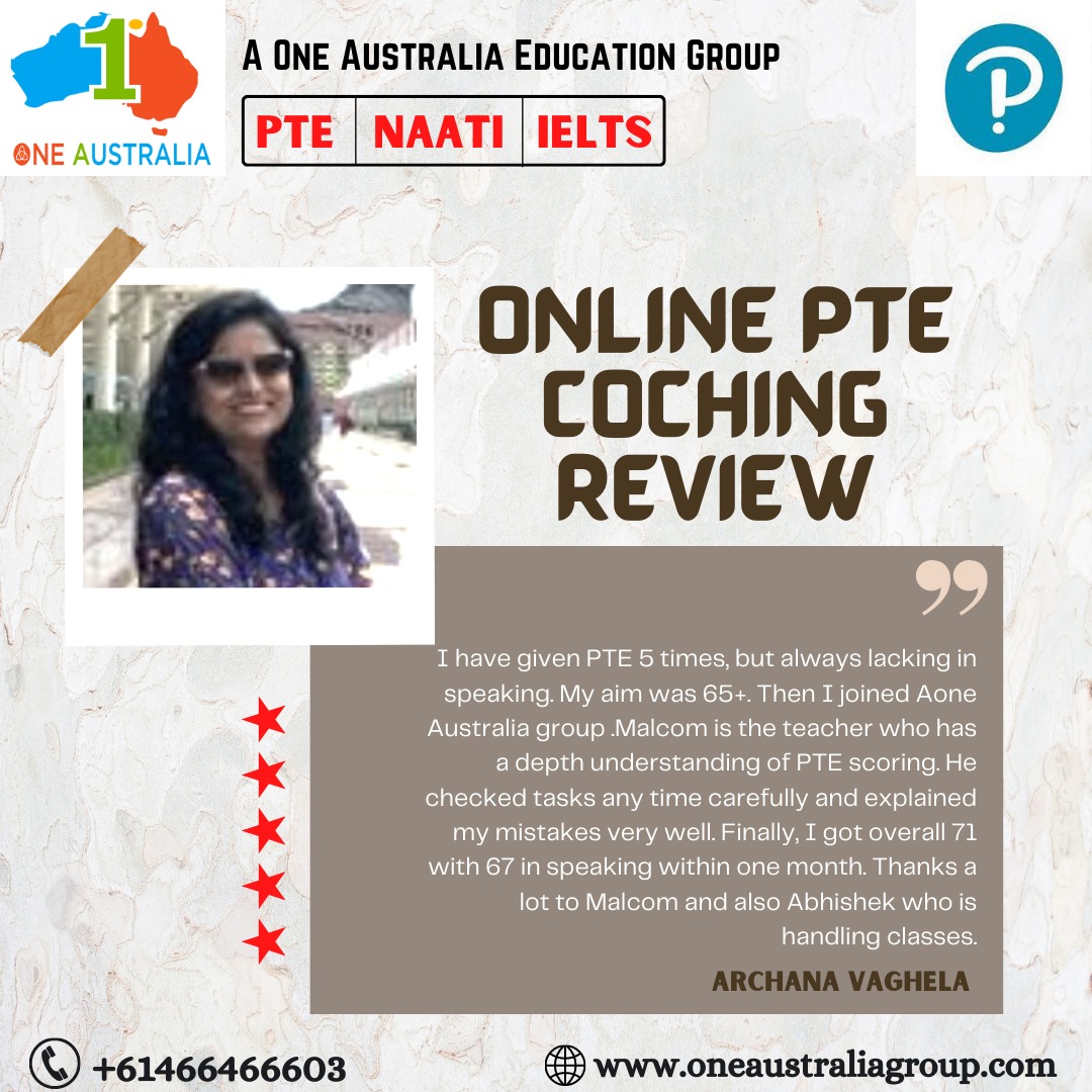 Students Testimonials - One Australia Group