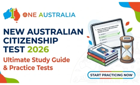 New Australian Citizenship Test 2026 Study Guide & Practice